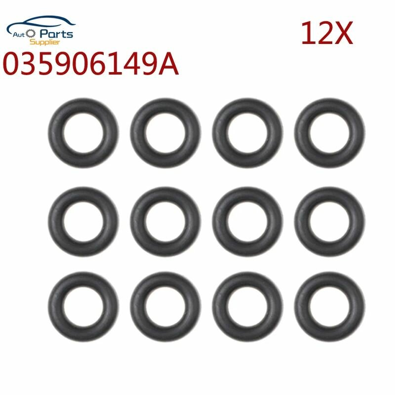 Уплотнительное кольцо топливной форсунки 12 шт для VW Passat Golf Jetta Touareg Audi A4 A6 Skoda 035906149A набор