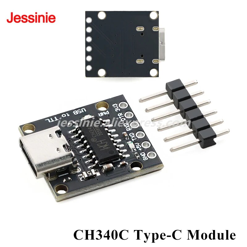 CH340C Type-C Модуль USB to TTL, 5шт