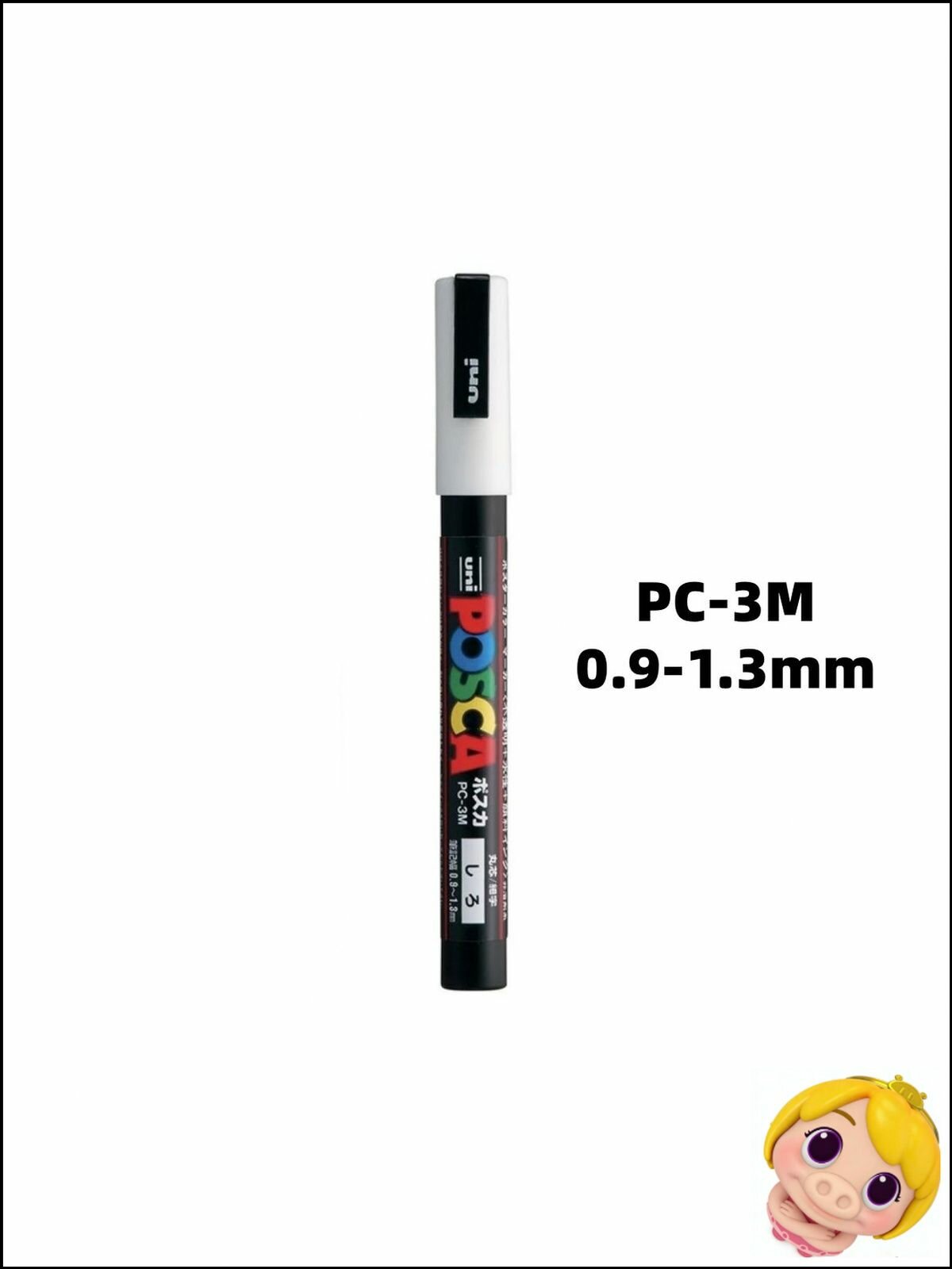 POSCA Маркер Акриловый, толщина: 1.3 мм, 1 шт. для граффити, для скетчинга