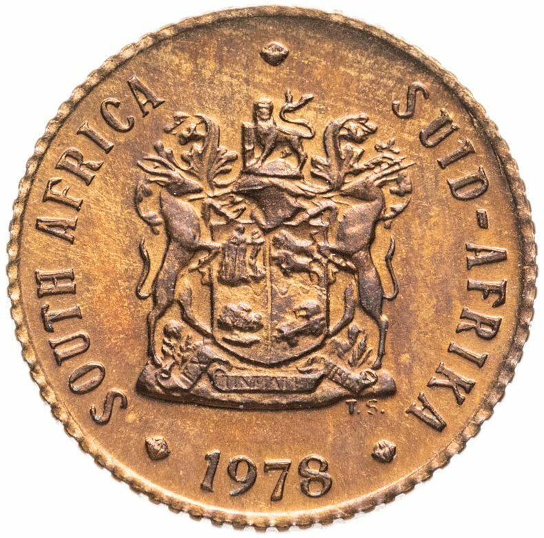 ЮАР 1/2 цента (cent) 1978 — фото 1