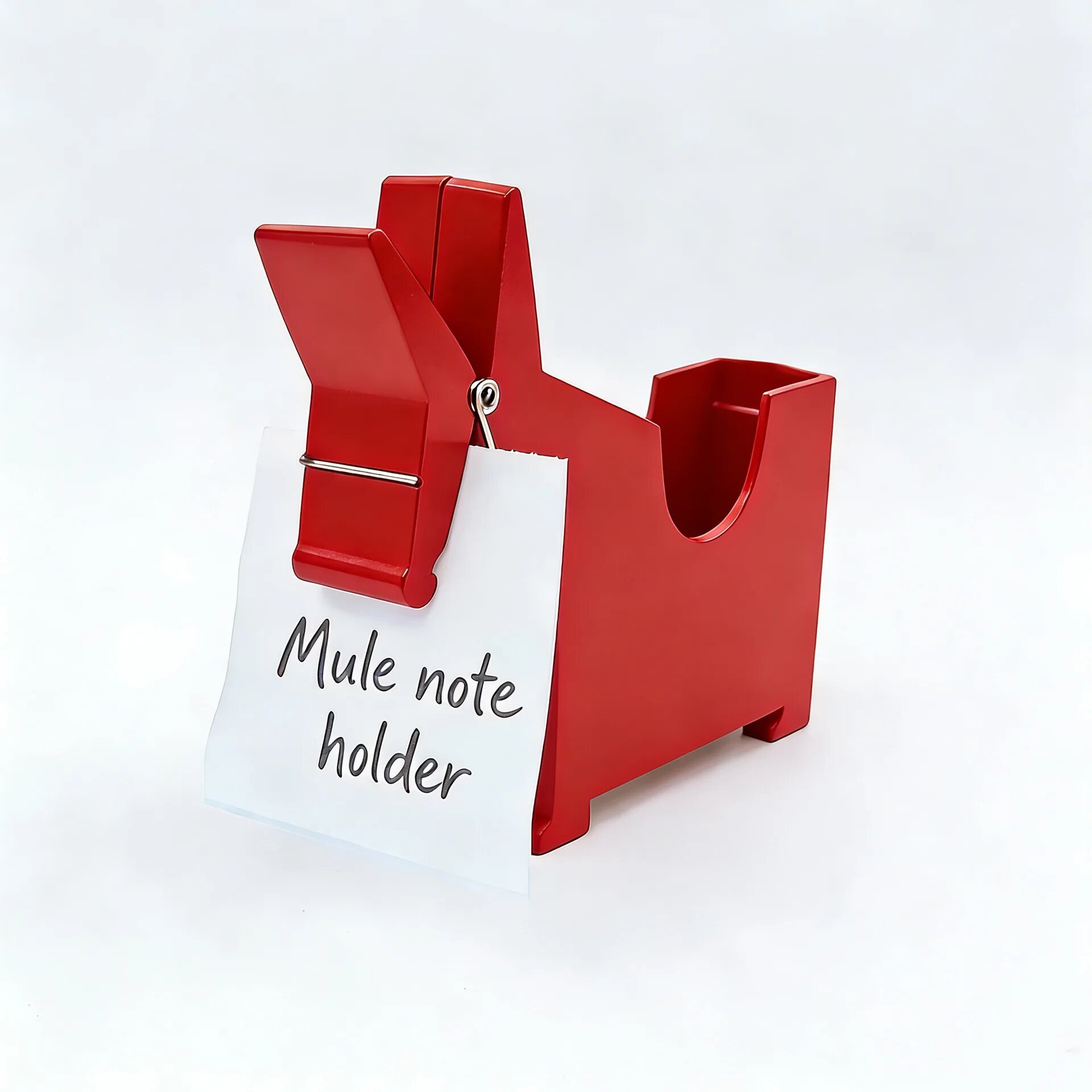 Красный органайзер для заметок Mule note holder