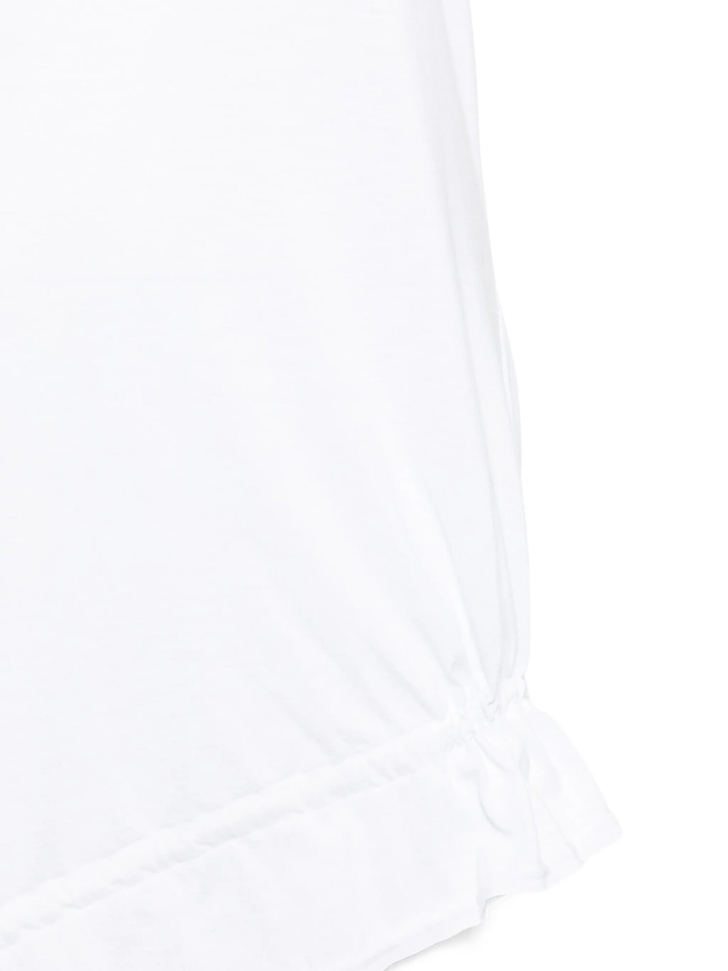 Топ COMME des GARCONS Cut-out asymmetric top, размер 42, белый — фото 1