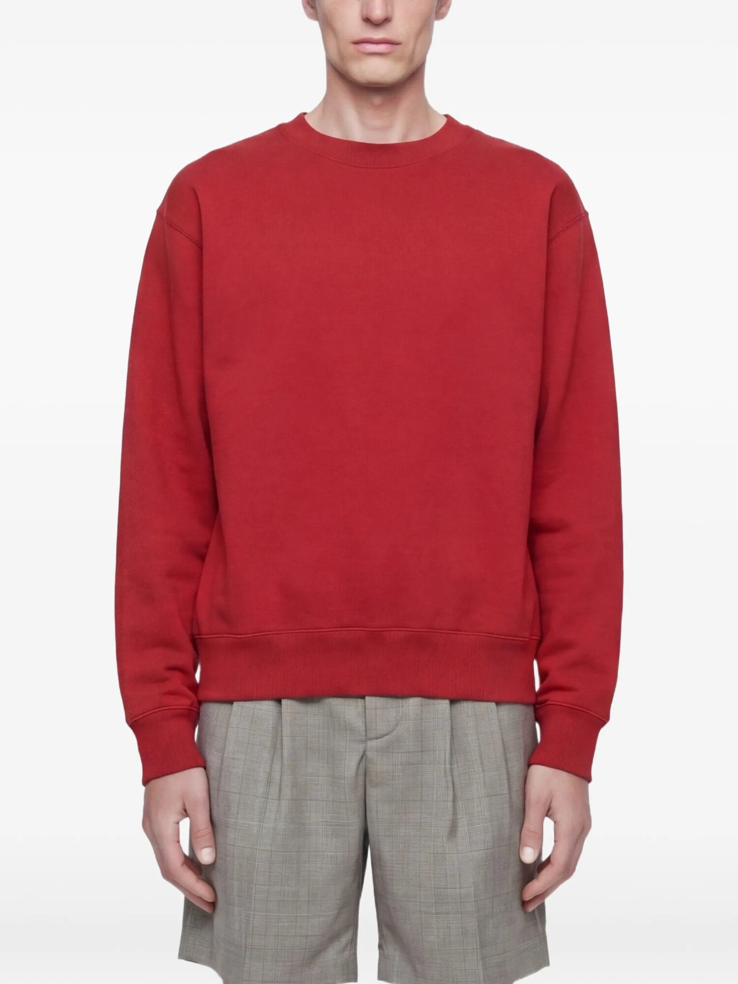 Свитер Embroidered crew-neck sweater