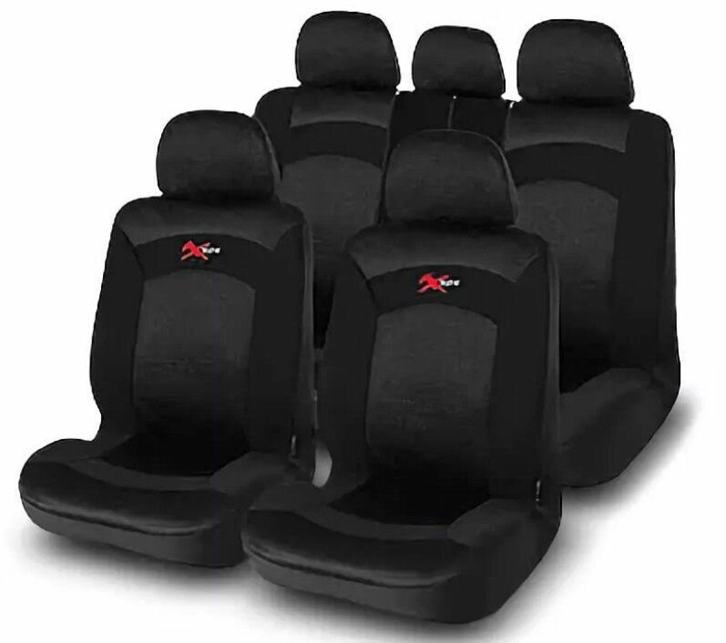 Чехлы универсальные AUTOPROFI EXTREME комплект черный