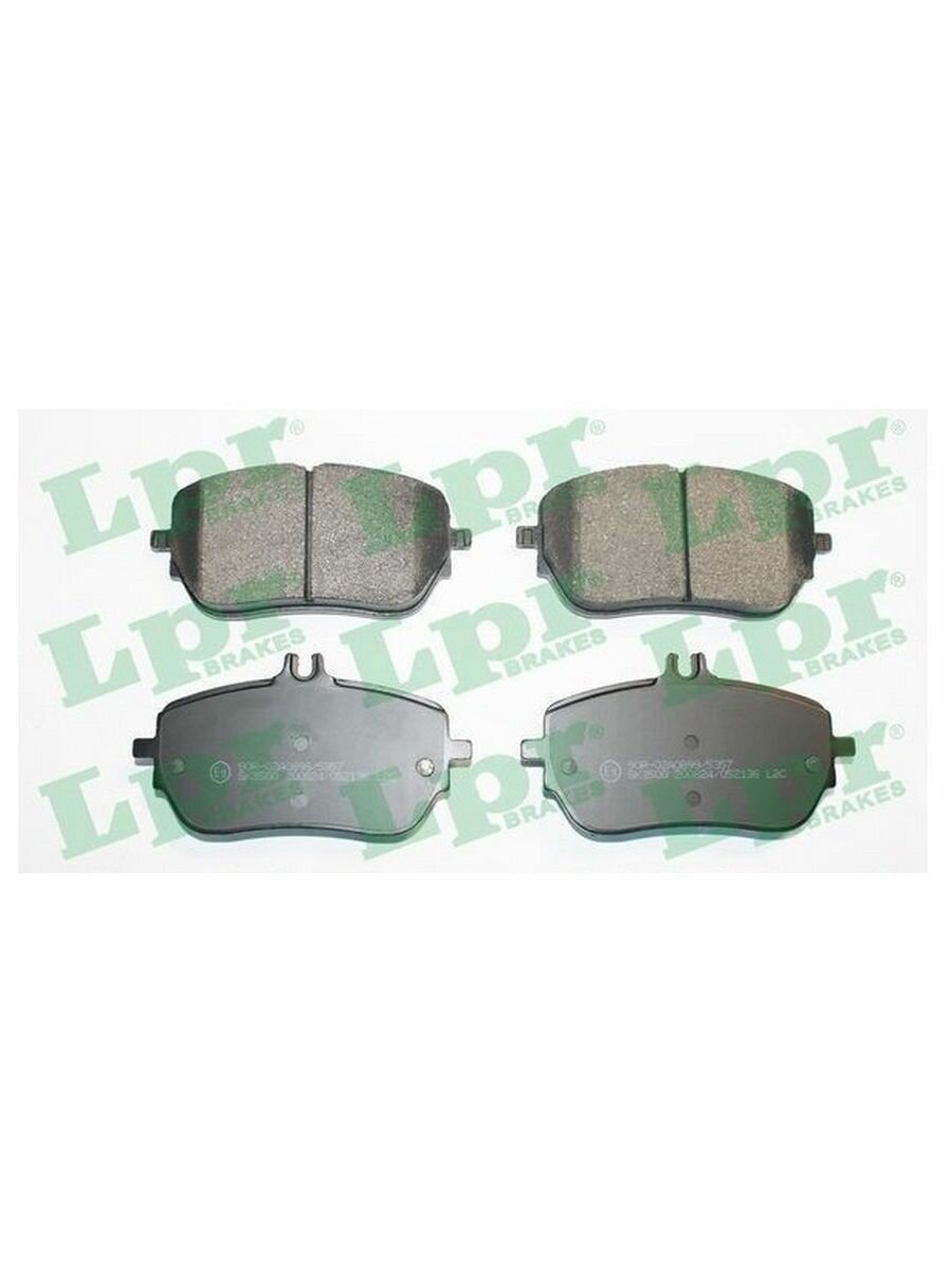 Колодки тормозные дисковые передние для а/м MERCEDES A, B / Мерседес, LPR 05P2136