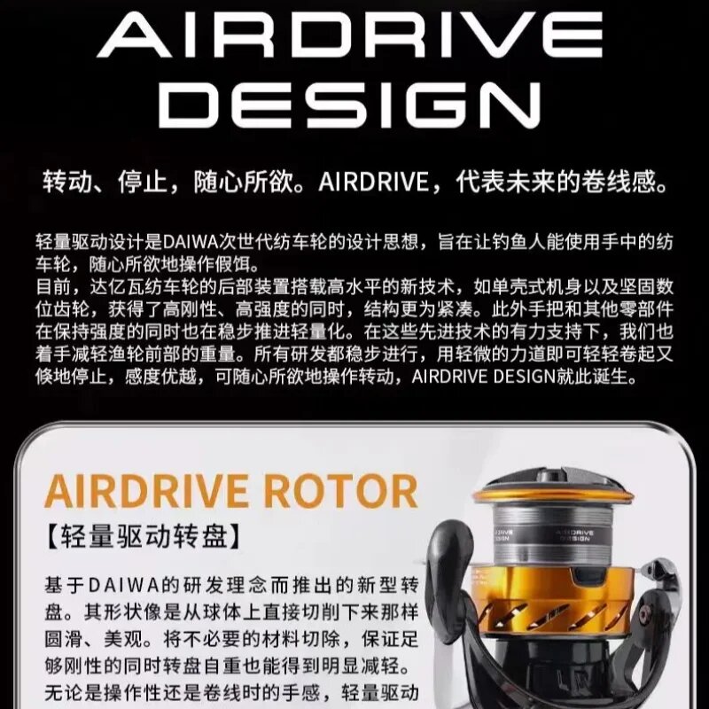 2024 DAIWA REVROS CS LT 1000 2000 2500 3000 4000 5000 6000 Спиннинговая рыболовная катушка с низким и высоким передаточным числом, сделано во Вьетнаме — фото 1