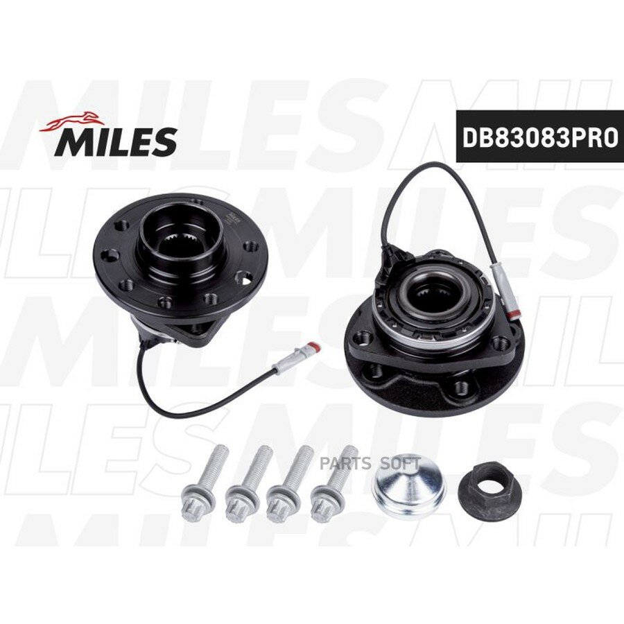 MILES DB83083PRO Ступица с подшипником передняя +ABS OPEL VECTRA C 03- 51000001-. ()