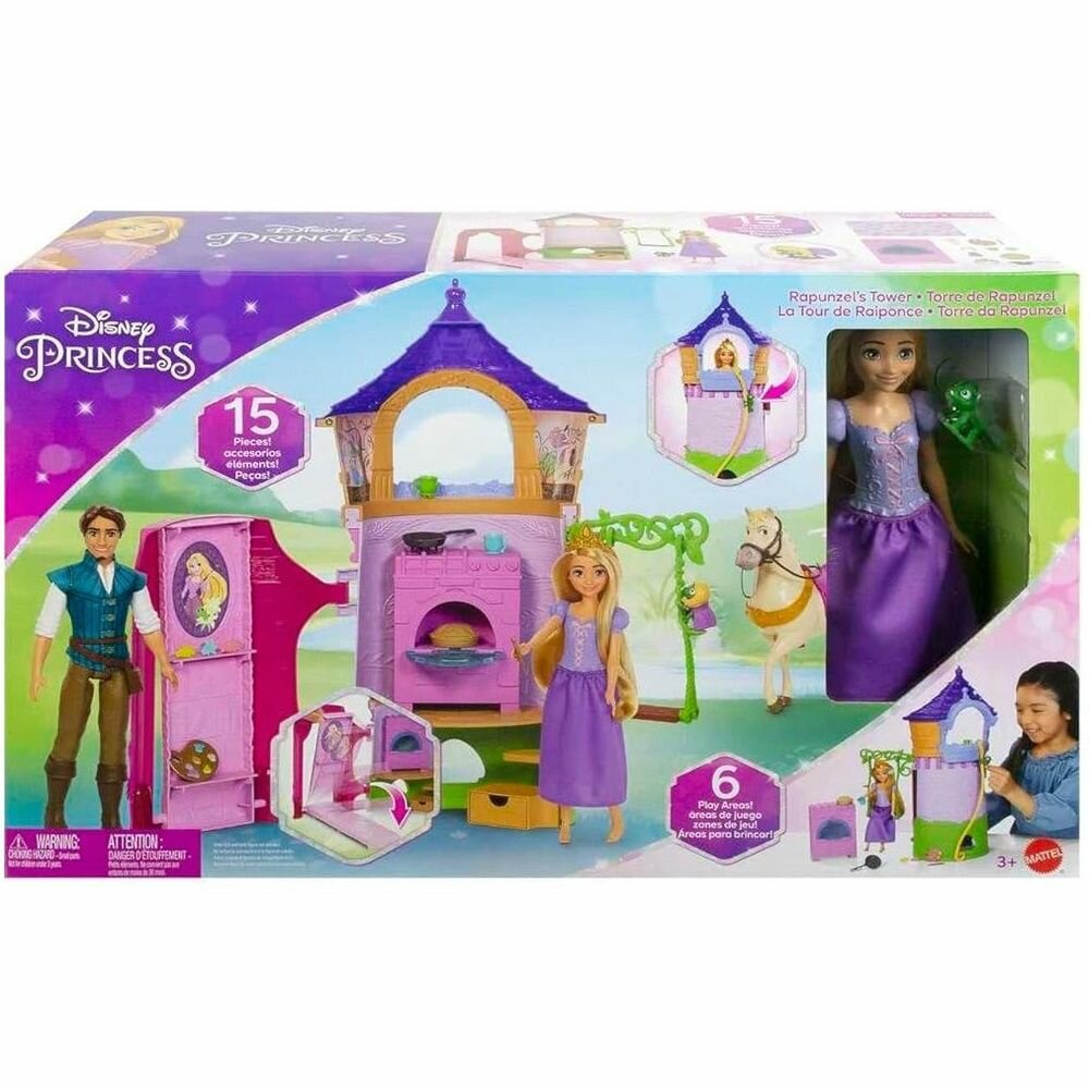 Игровой набор Disney Princess с куклой "Замок Рапунцель" HLW30