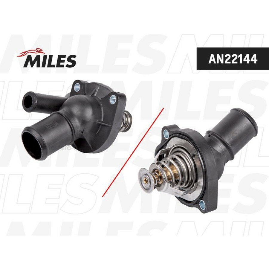 MILES AN22144 Термостат FORD MONDEO/GALAXY/S-MAX / VOLVO S80 1.6-2.5/1.6TD-2.2TD 06-