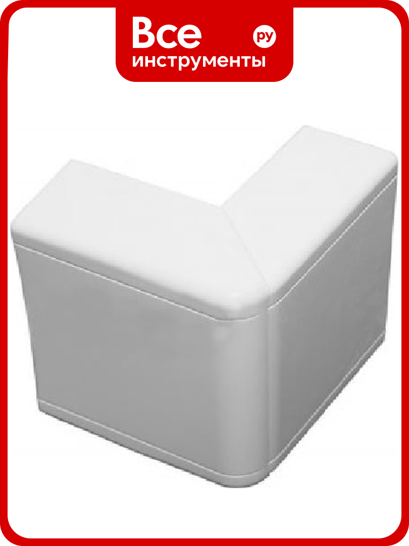 Внешний изменяемый угол Legrand от 60 до 120 для кабель‑каналов Metra 85x50 638022, ABS‑пластик, защита IP20, белый