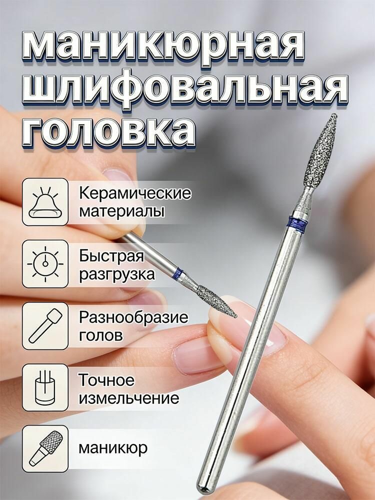 Насадка для полировки ногтей