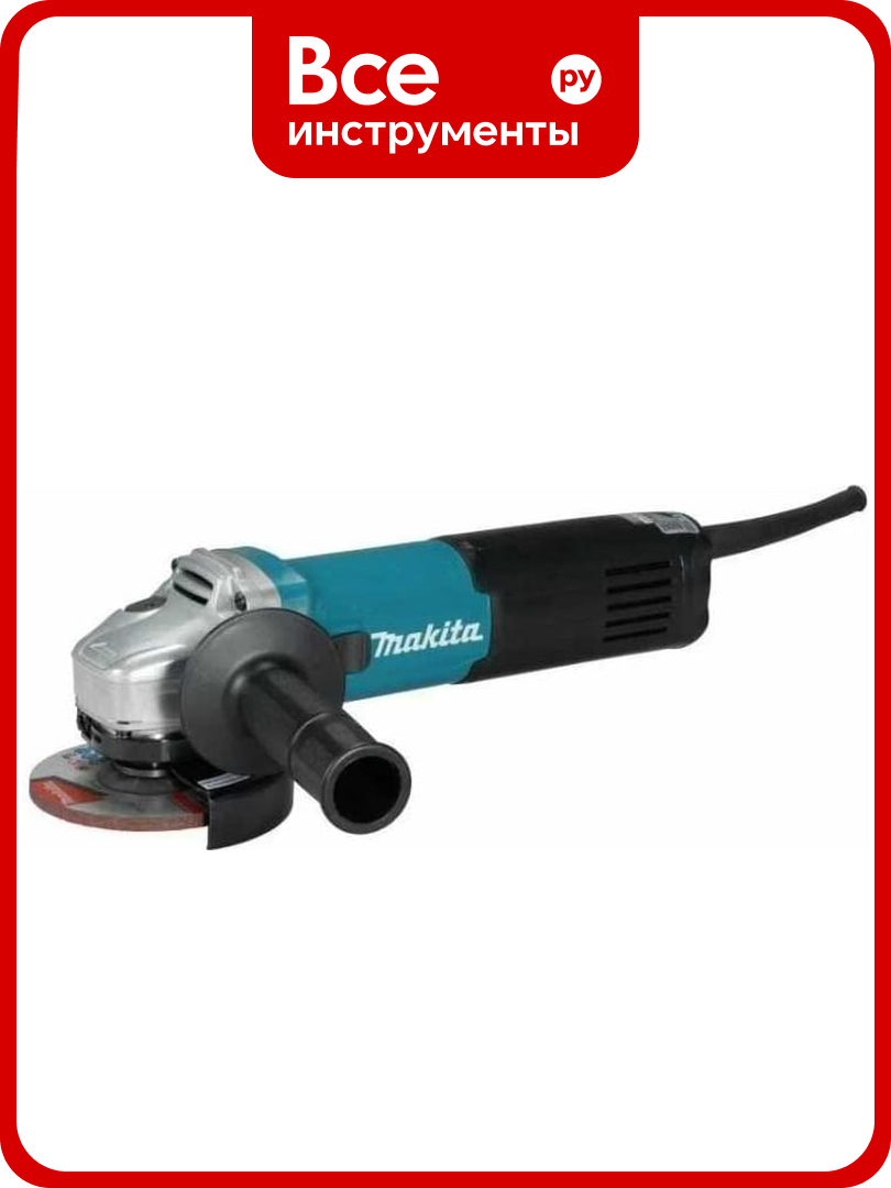 Машина шлифовальная угловая Makita 115мм, 850 Вт, 2800 - 11 000 об/мин GA4600