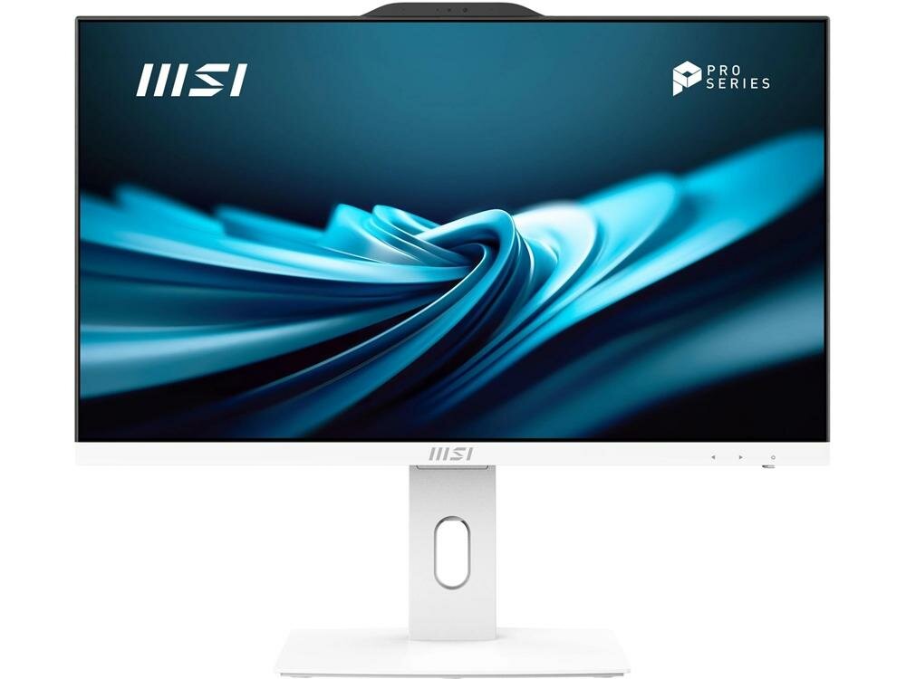 Моноблок MSI Pro AP242P 14M-655XRU 23.8" Full HD i5 14400 (2.5) 16Gb SSD512Gb UHDG 730 без ОС GbitEth WiFi BT 120W клавиатура мышь Cam белый 1920