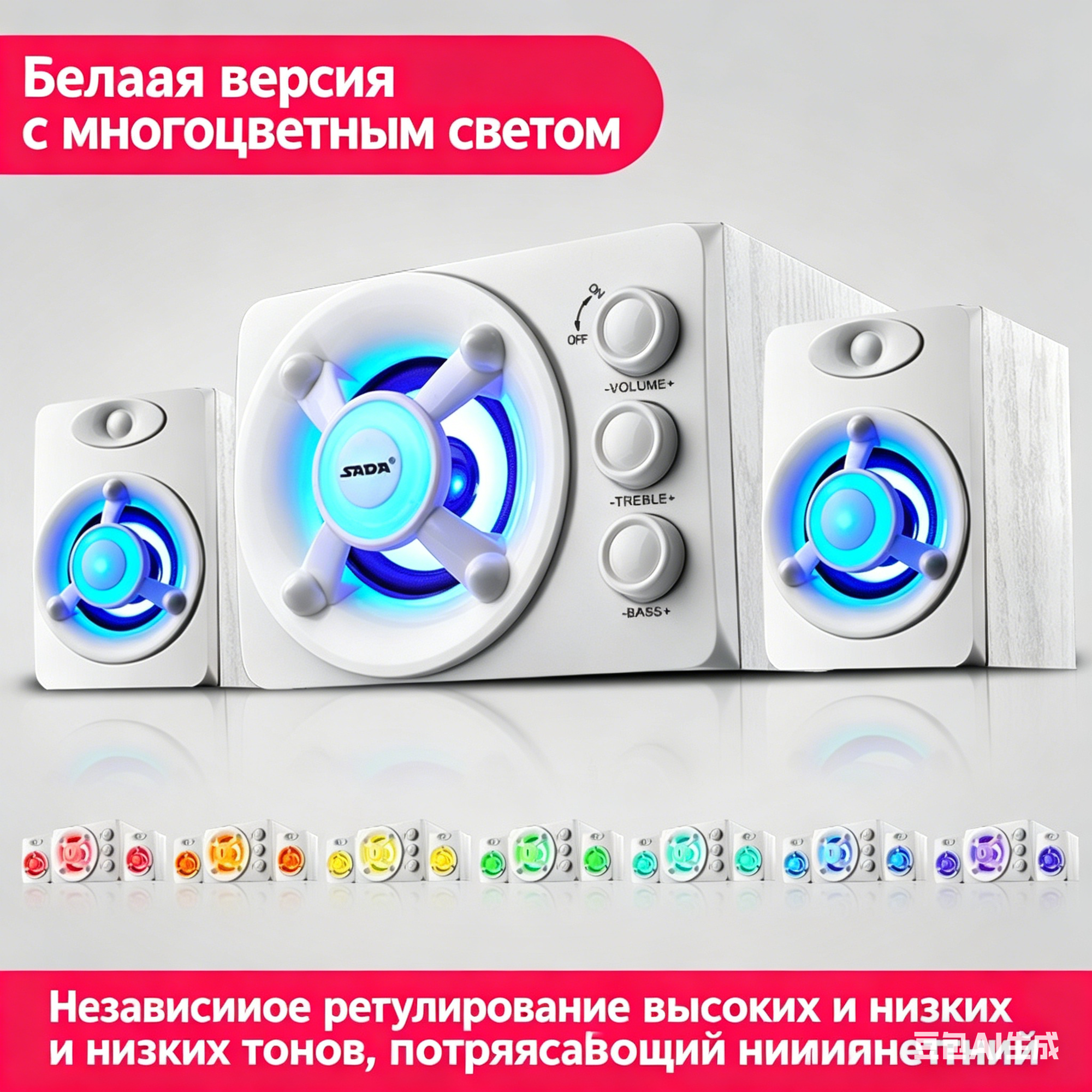 Компьютерная проводная Bluetooth-колонка, настольная универсальная креативная персонализированная USB-мини-колонка