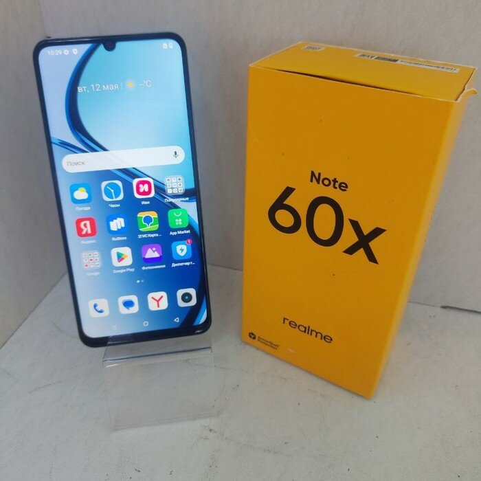 Смартфон realme Note 60x 3/64 Бирюзовый