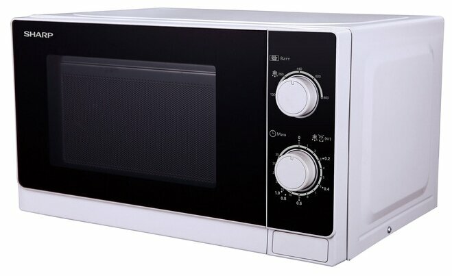 Микроволновая печь SHARP R-2000RW белый/черный