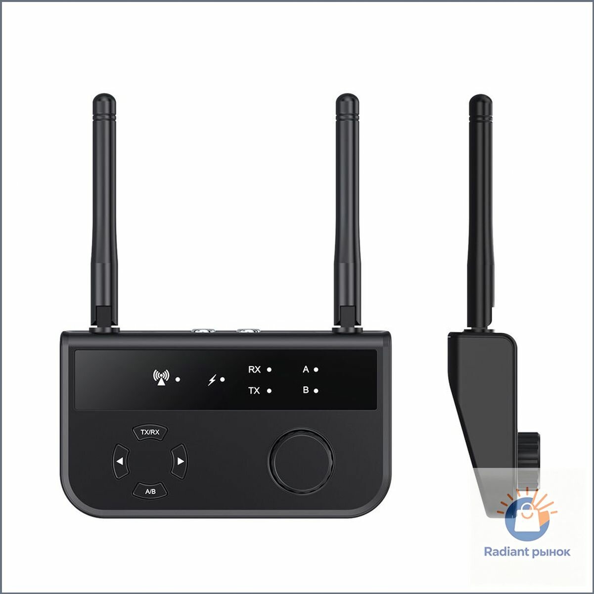 Bluetooth-адаптер 5.3 для передачи и приёма аудио с режимами TX/RX и поддержкой двух устройств