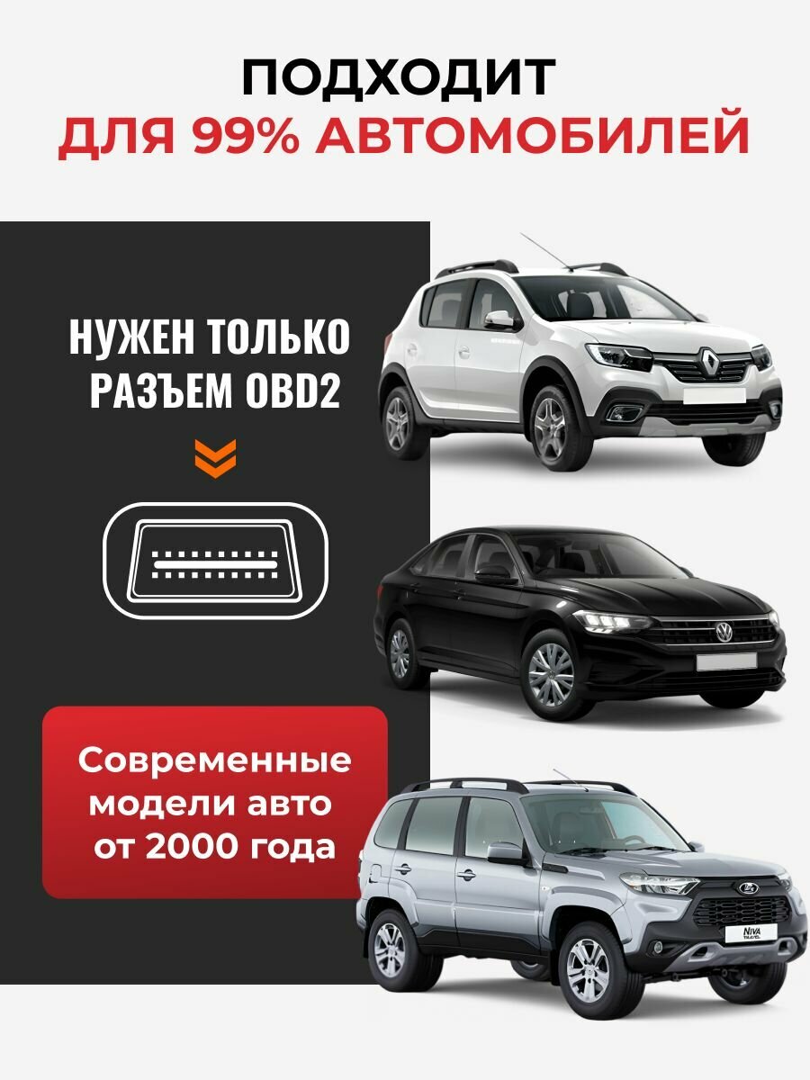 GPS трекер для автомобиля TAYMLUX OBD2, ГЛОНАСС для андроид и IOS