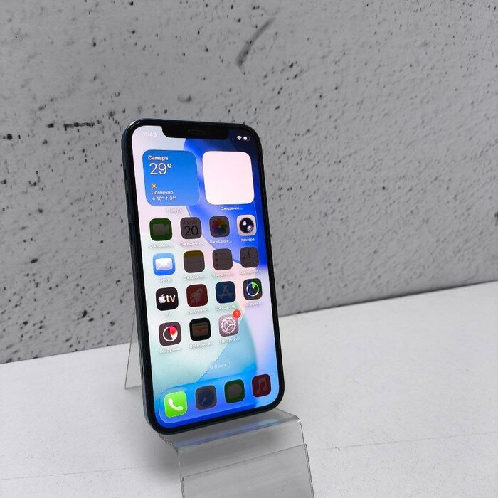 Смартфон Apple iPhone 12 4/128 Синий — фото 1