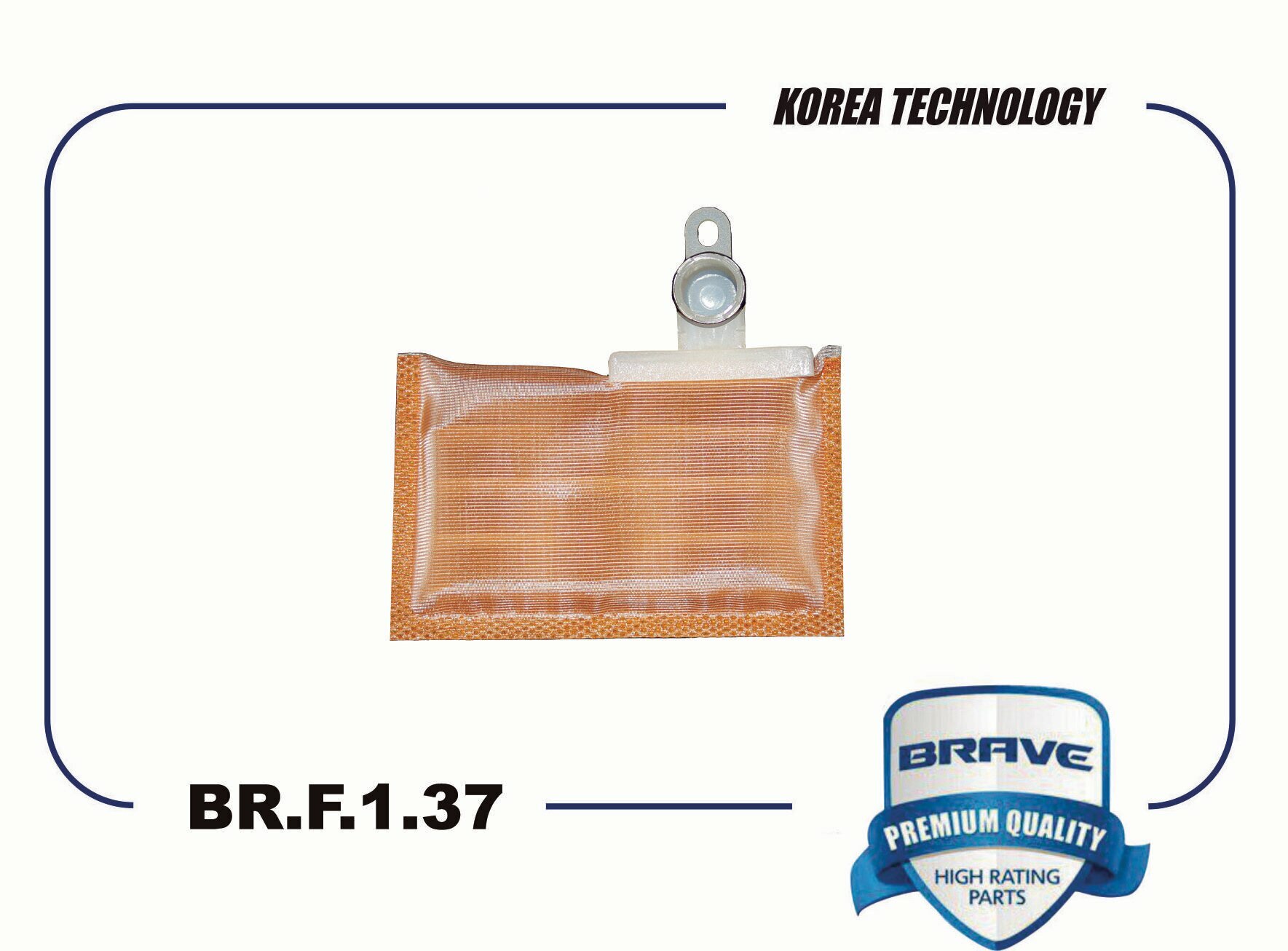 Фильтр грубой очистки сетка BR. F.1.37 31090-1G000 Hyundai Accent 05 Kia Rio 05 BRAVE BRF137