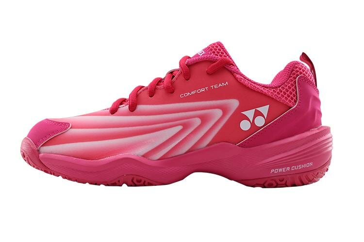 Кроссовки для бадминтона унисекс YONEX Cushioning Slip Resistant Breathable Moisture Wicking Coverage Low top, персиково-красные 39.5 EU