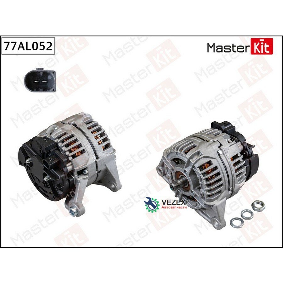 MASTERKIT 77AL052 генератор! 14В 110A\ Fiat Ducato, Iveco Daily 04>