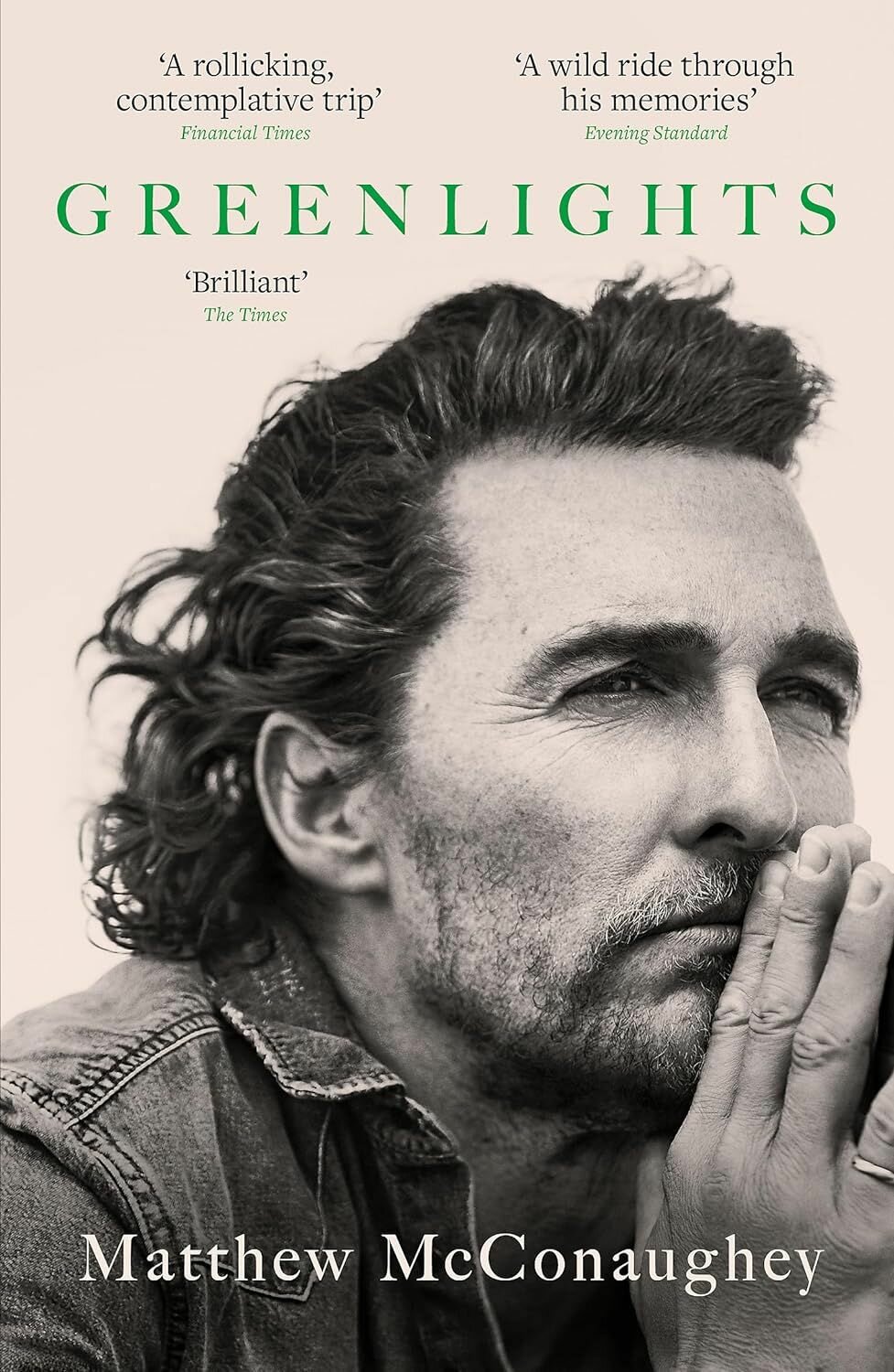 Matthew McConaughey: Greenlights English paper books Reprinted books
