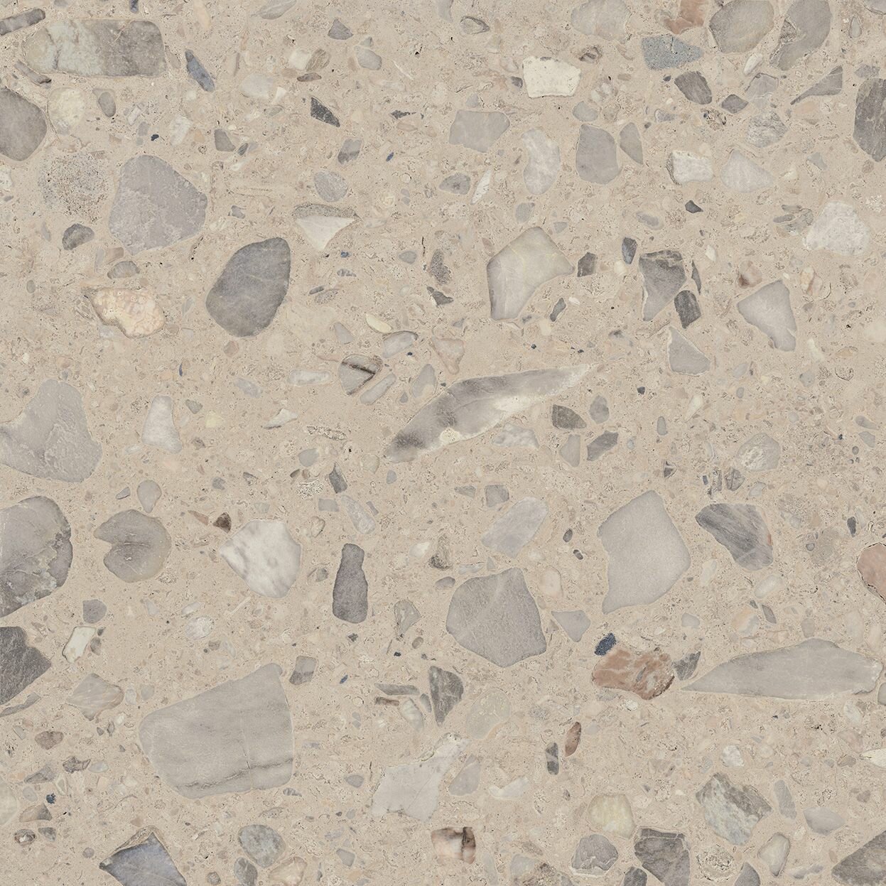 KERAMA MARAZZI Керамогранит Тараскон Стоун бежевый светлый обрезной мат 60x60 9 мм арт. KM6060G0691R (цена за 1.44 м2)