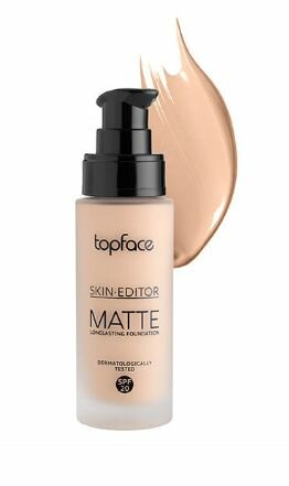Topface PT465 Тональная основa матирующая Skin Editor Matte SPF20 тон 06