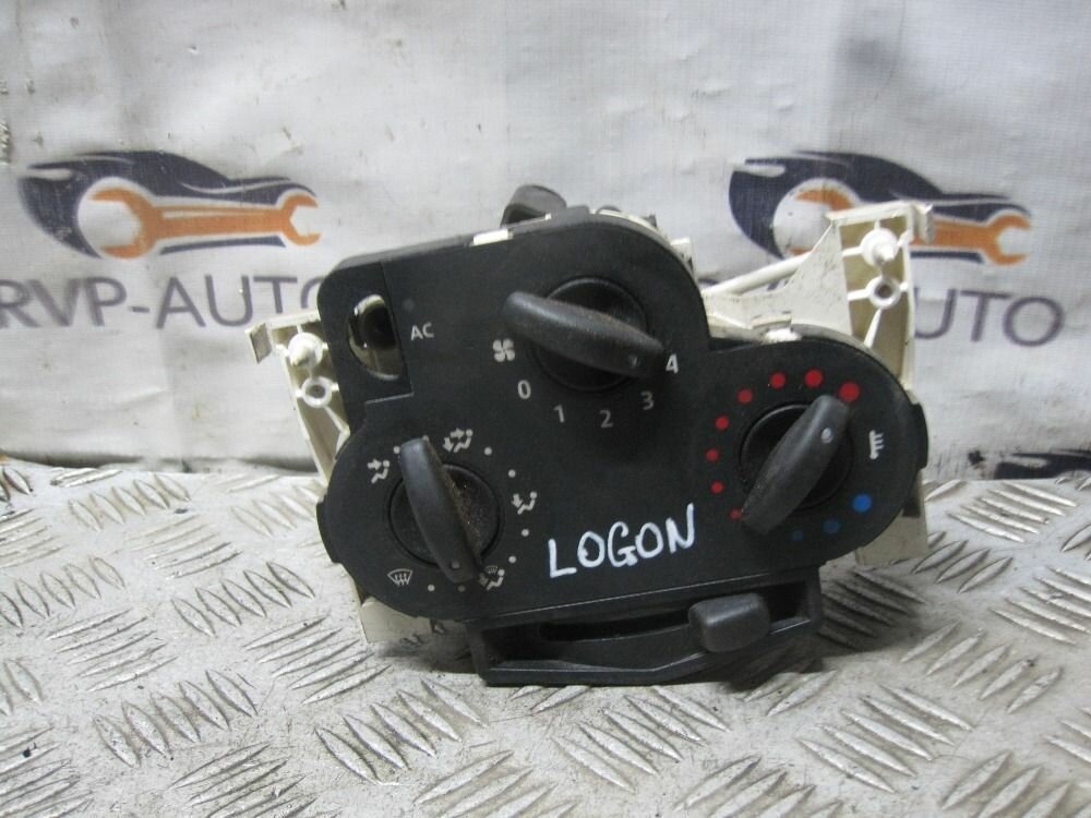 Блок управления отопителем Renault Logan 2004-2015