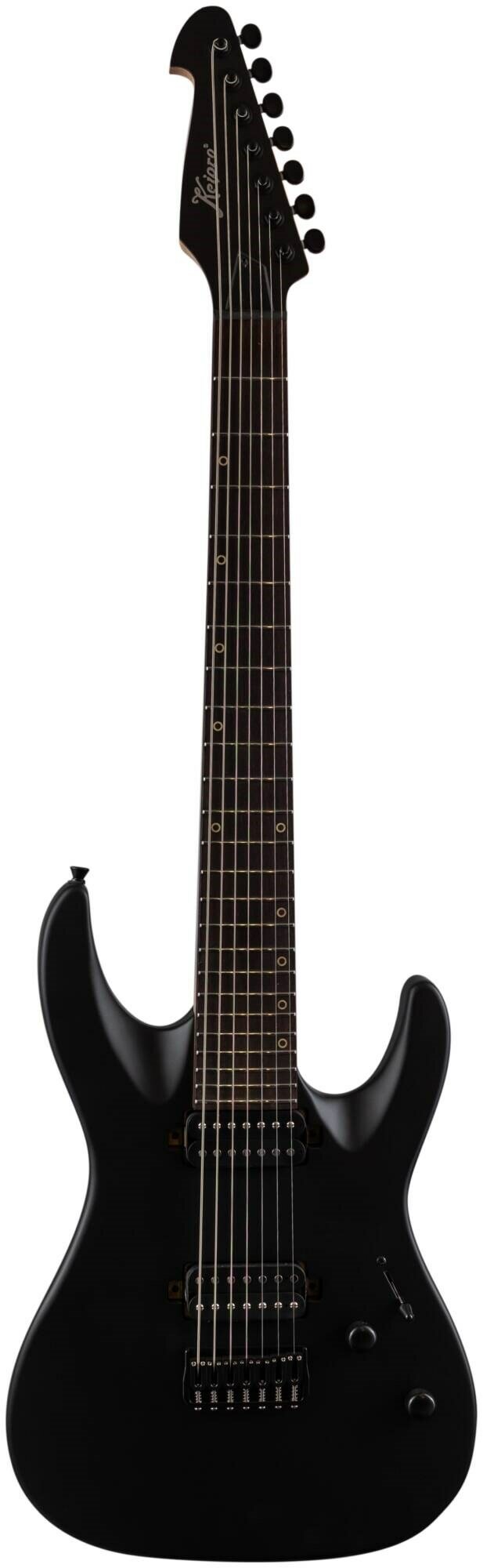 KEIPRO X-Metal 7 Standard-H. H BK + bag - электрогитара 7 струн, Superstrat,