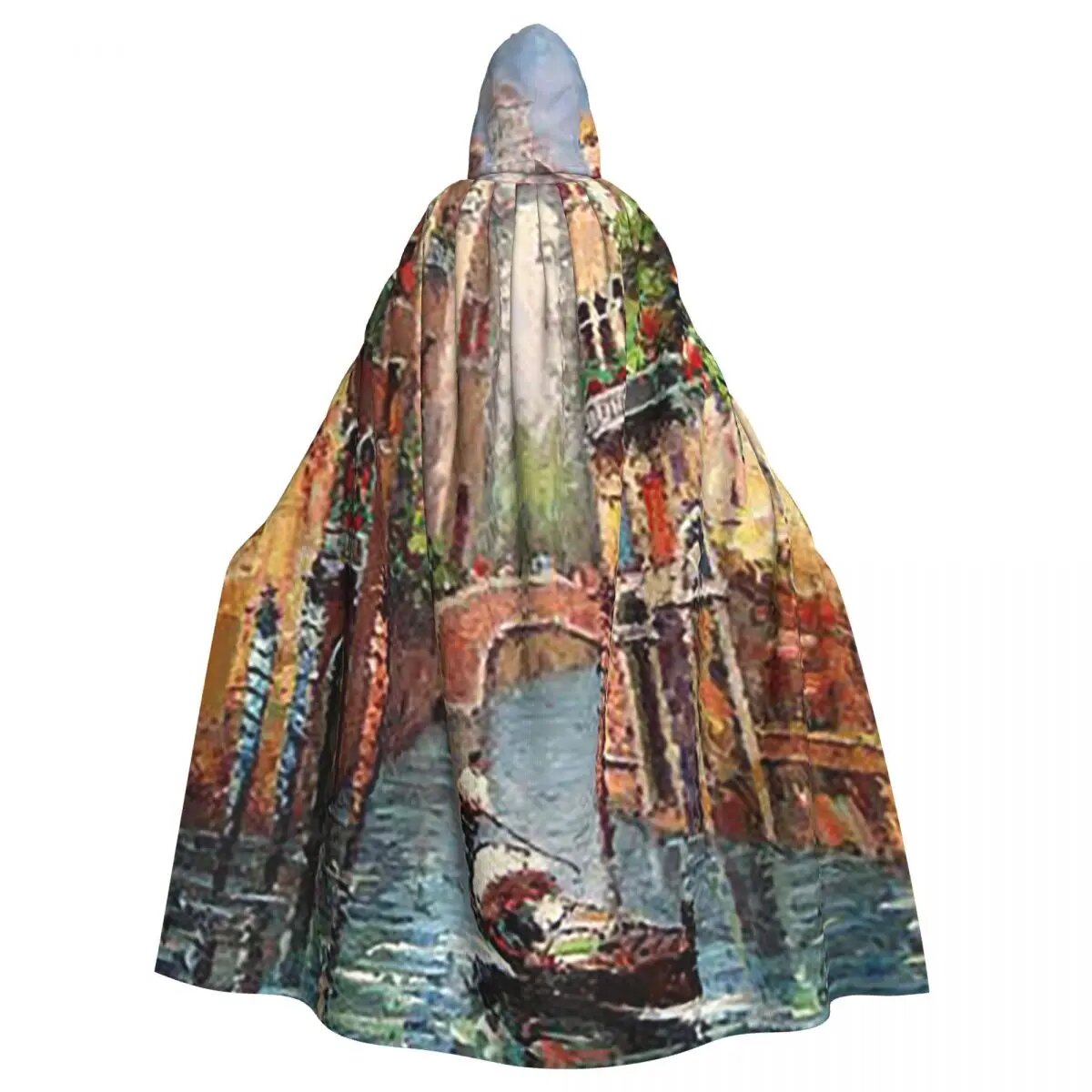 Ведьмин плащ полиэстер Romantic Venice Painting Style 4
