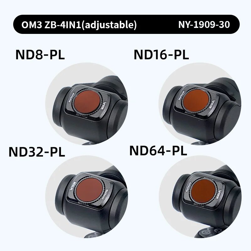 Магнитный фильтр NiYi 4in1 ad-ND-PL для DJI OSMO Pocket 3/4