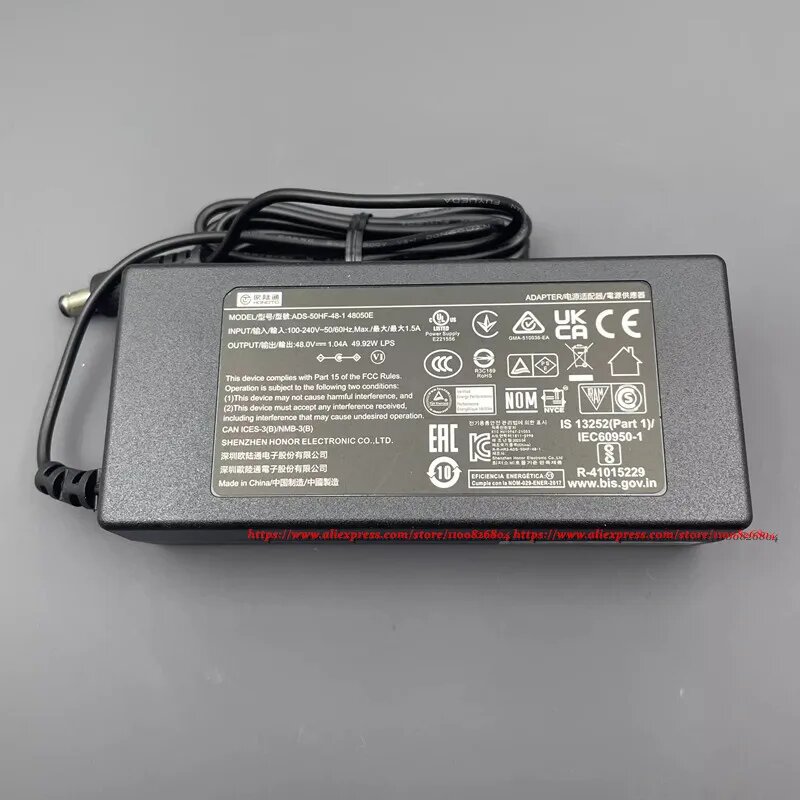 Блок питания Hikvision ADS-50HF-48-1 48В 50Вт, без вилки