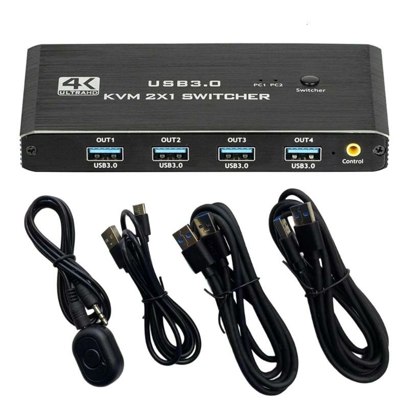 USB-КВМ-переключатель для двух ПК