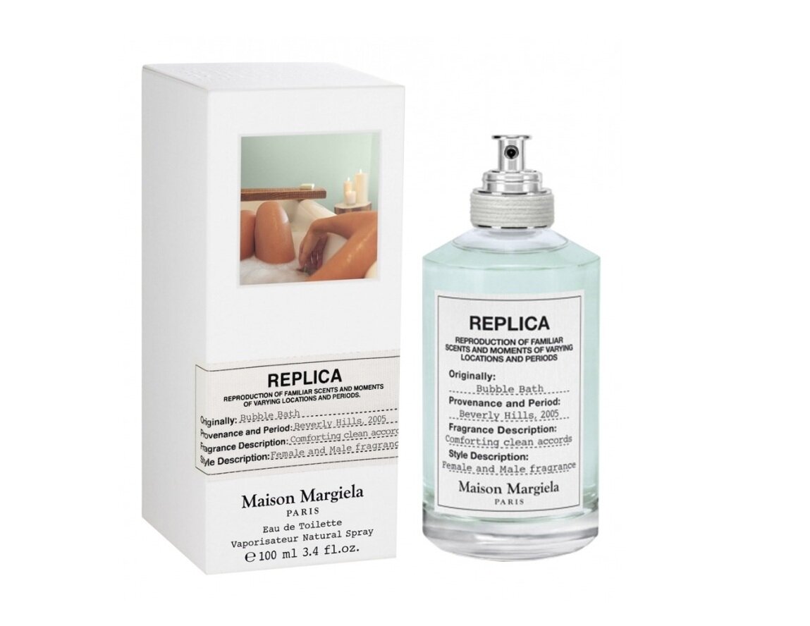 Maison Margiela REPLICA Bubble Bath 100 мл туалетная вода унисекс, цветочные, древесно-мускусные