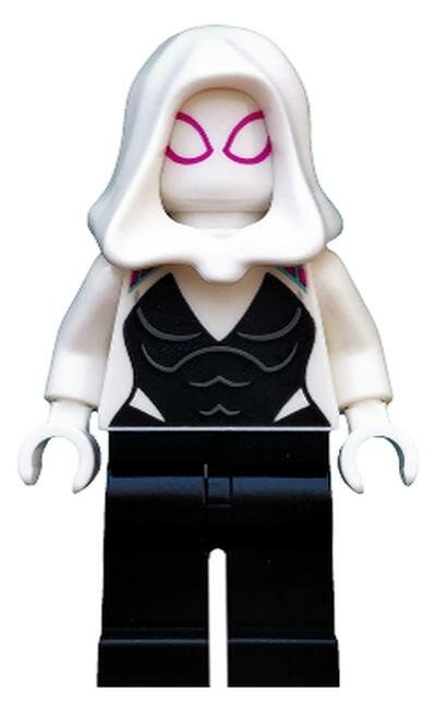 Минифигурка Lego sh0543 Ghost Spider / Spider-Gwen, White Hood