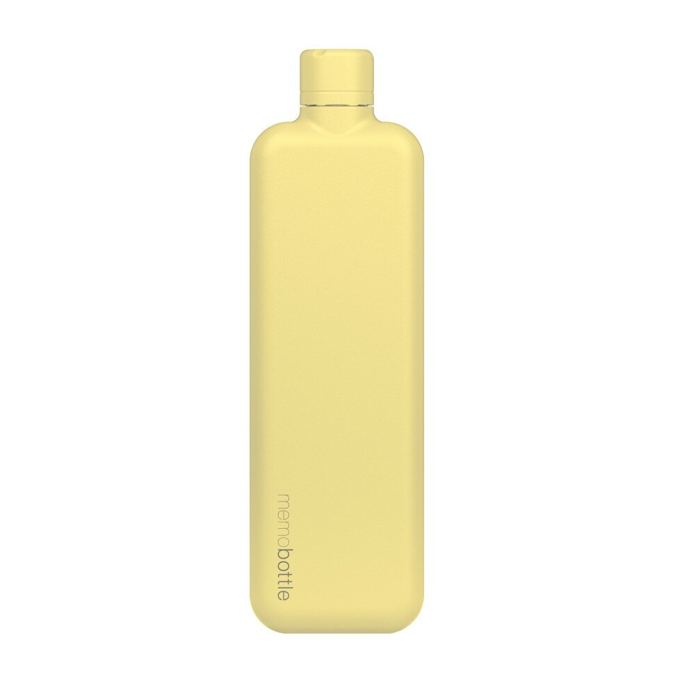 Бутылка из нержавеющей стали Memobottle SLIM, желтый