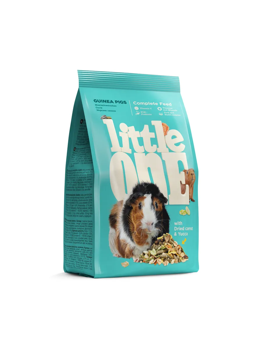 Корм Little One, для морских свинок, с витаминами и минералами, 2.3кг