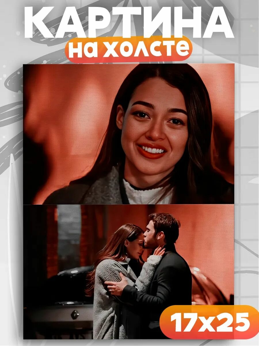 Картина на стену турецкий сериал Чукур, на подрамнике, 1шт, 25х17 размер.