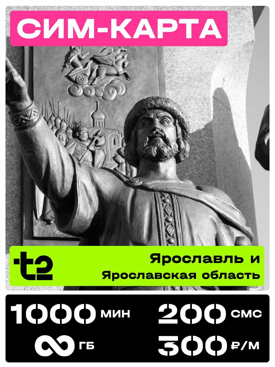 Сим карта теле 2 с безлимитным интернетом. t2 SIM-карта тариф Партнер М Ярославская область. 1000 минут за 300 рублей в месяц.