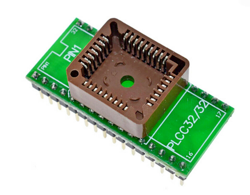 PLCC32 - DIP32 переходник, панелька для микросхем
