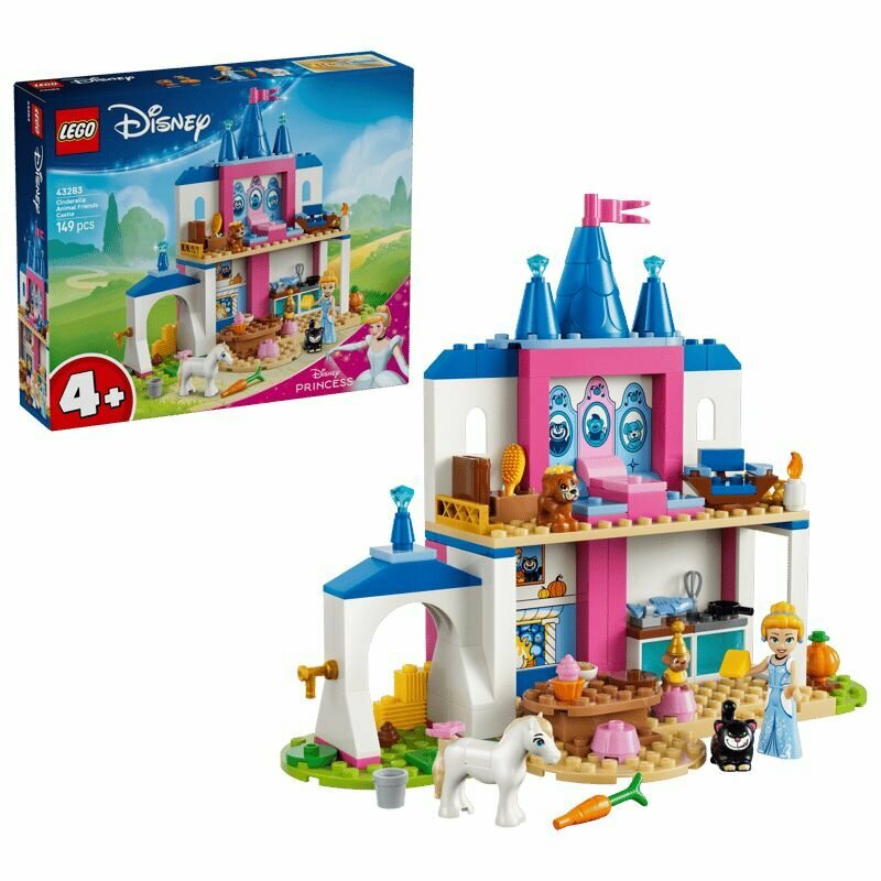 Конструктор LEGO DISNEY - Замок Золушки и её друзья-животные, 149 эл. - Лего Дисней 43283