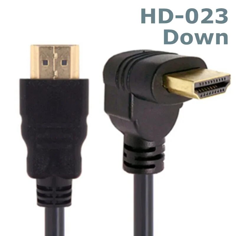 HDMI кабель угловой CableCC 0.5m, UP — фото 1