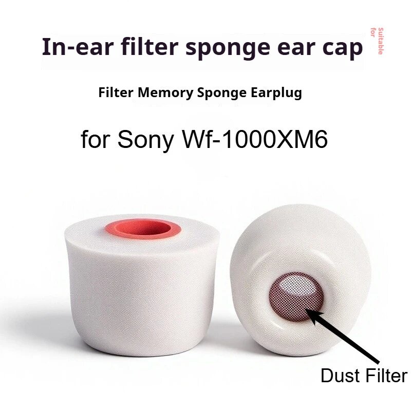 Амбушюры серые для Sony WF-1000XM6/XM5 CHENYIQING