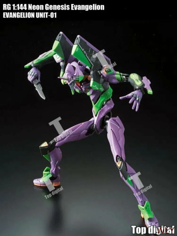 Модель фигурки-пазла, Евангелион, RG, NEON GENESIS EVANGELION-01, Высококачественная модель, Поставляется с бесплатными наклейками