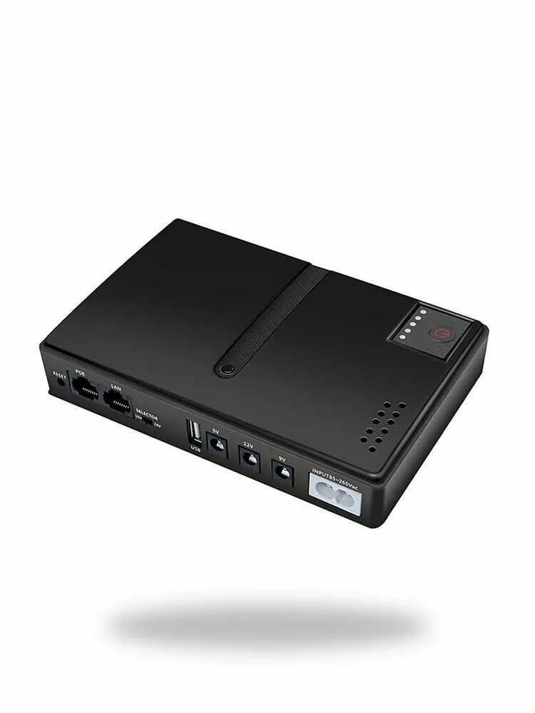 Бесперебойный источник питания Mini DC UPS 5V/9V/12V 36W, вилка EU
