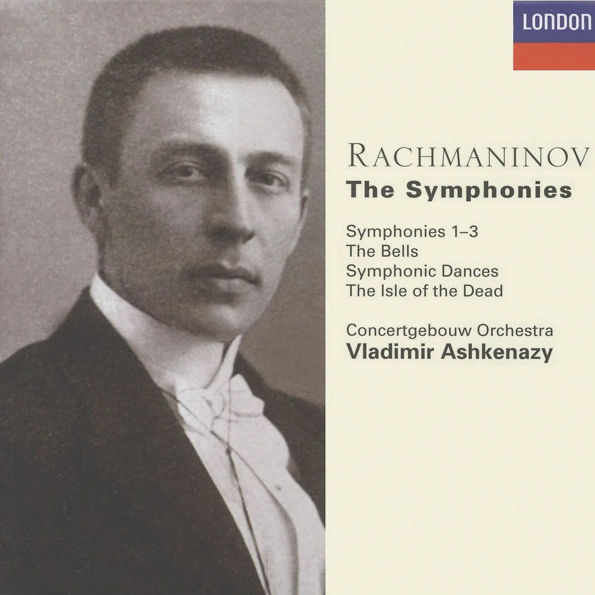 CD диск Vladimir Ashkenazy - Rachmaninov: The Symphonies 1-3, The Bells, Symphonic Dances, The Isle Of The Dead (3CD) 1998, Papersleeves In Box