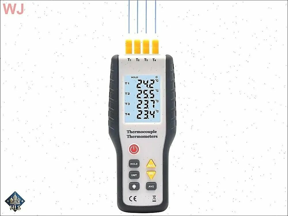 4-х канальный цифровой термометр HT-9815. Измеритель термопары