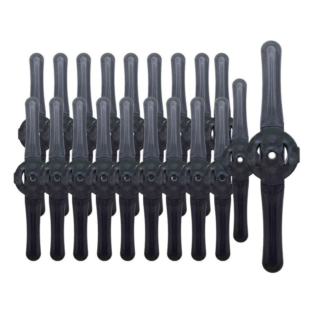 20PCS Пластиковые лезвия резака Новый прямой нож для электрического Cordless Grass Trimmer Strimmer Tool Сад Brushcutter лезвия